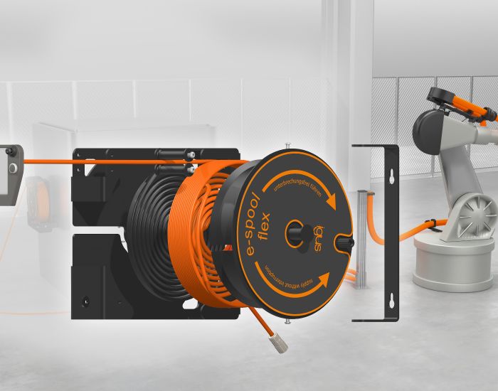 e-spool flex: guide cables from start to end without slip ring - Press ...