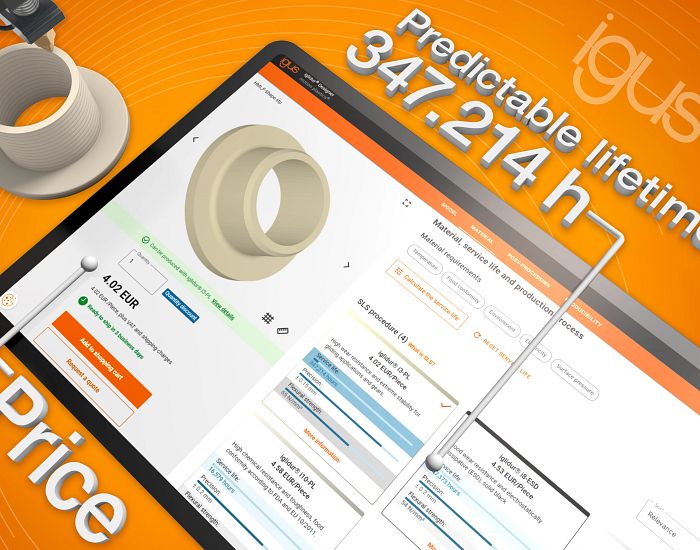 New igus service: calculate the service life of 3D printing materials ...