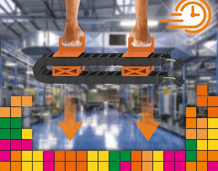 Position ready-to-install energy chains easily, quickly and accurately ...