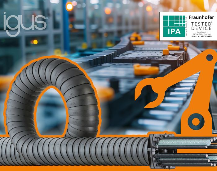 igus develops first certified robotic energy supply system for dry ...
